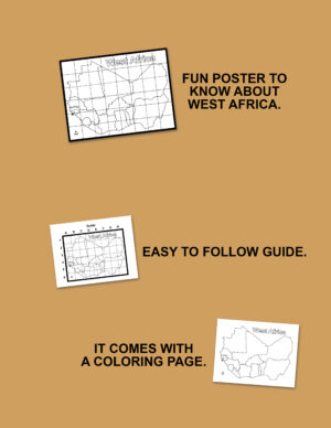 West Africa Map Collaboration Poster | Made By Teachers