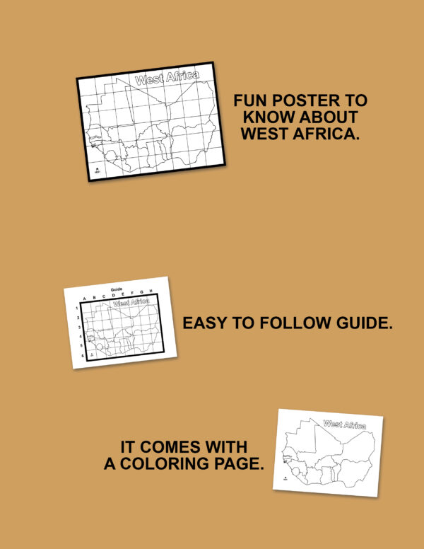 West Africa Map Collaboration Poster | Made By Teachers