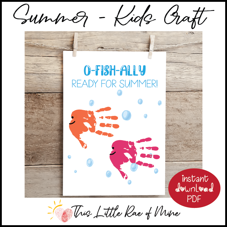 O-fishally Ready for Summer - fish - Summer Fun - Handprint Art ...
