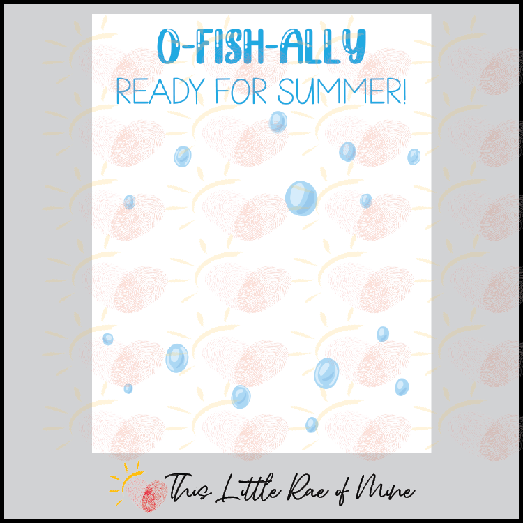 O-fishally Ready for Summer - fish - Summer Fun - Handprint Art ...