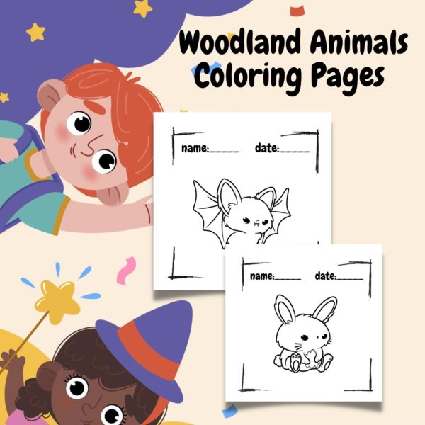 Woodland Animals Coloring Pages | Made By Teachers