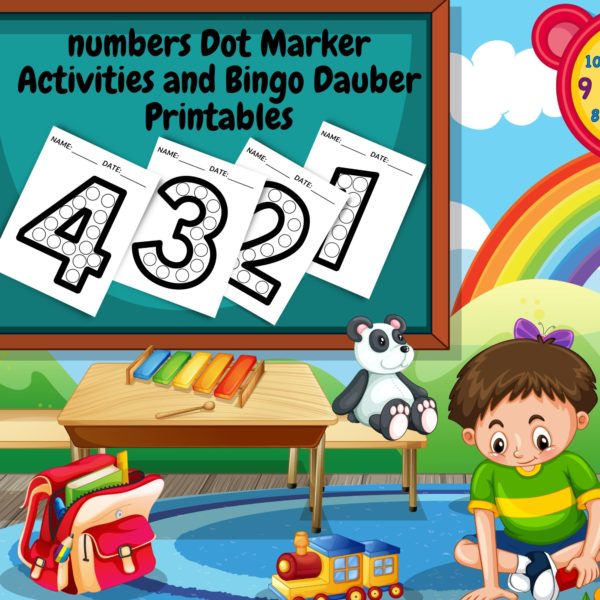 numbers Dot Marker Activities and Bingo Dauber Printables | Made By ...