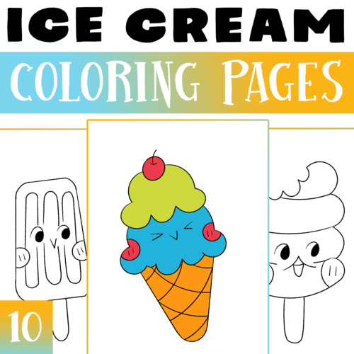 Ice Cream Coloring pages, Ice Cream Coloring Worksheet Activity ...