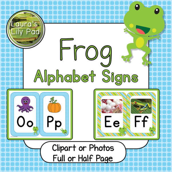 Frogs Alphabet Signs | Made By Teachers