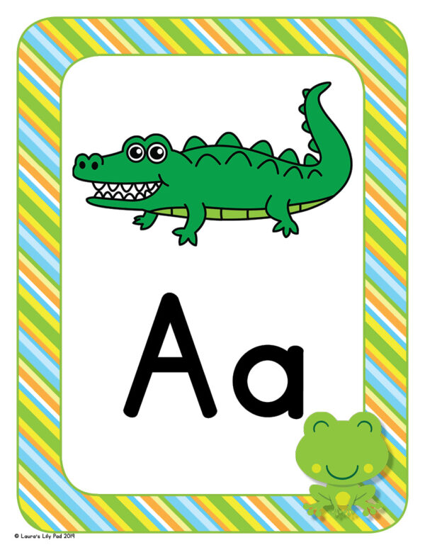 Frogs Alphabet Signs | Made By Teachers