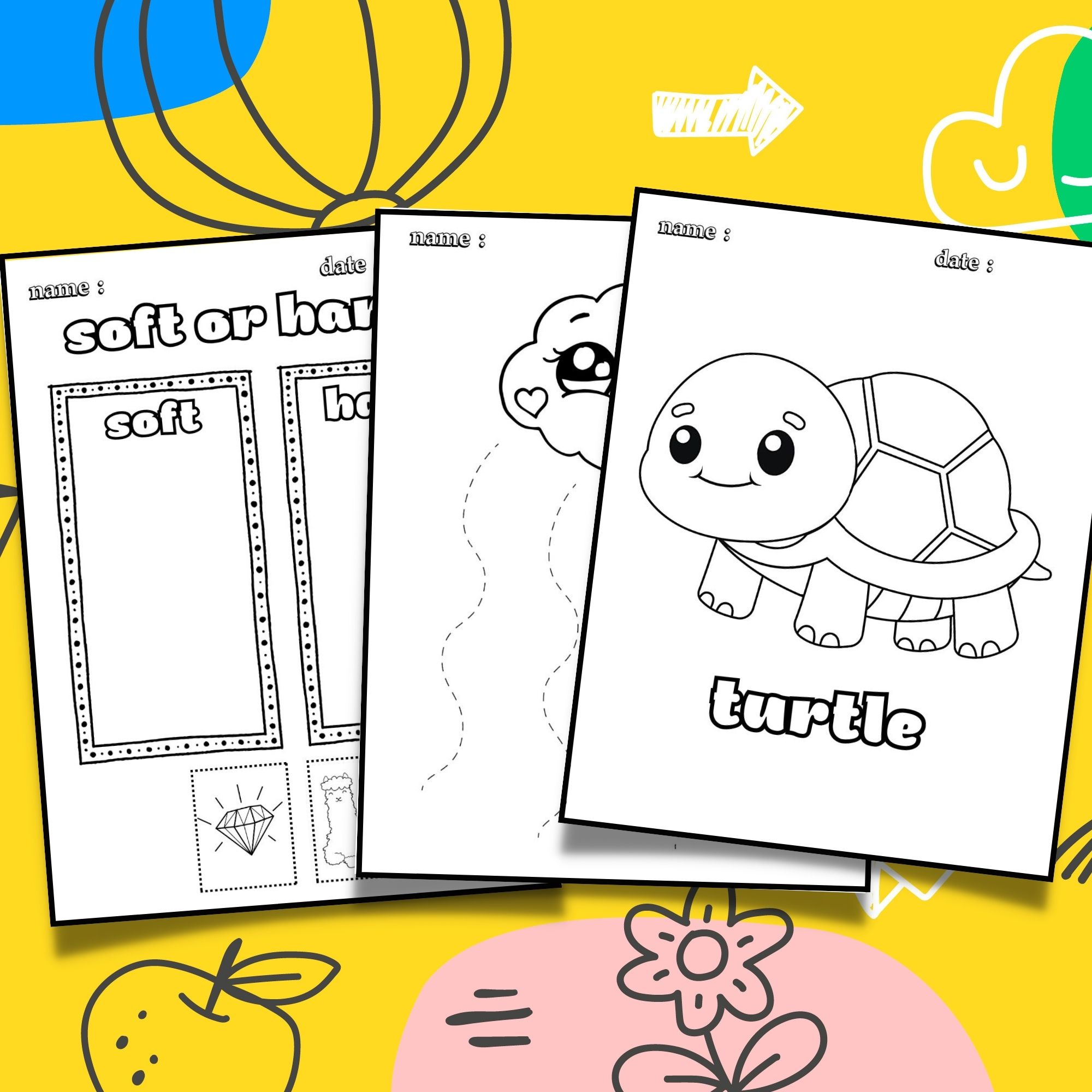 Back to School Preschool No Prep Worksheets and Activities bundle ...