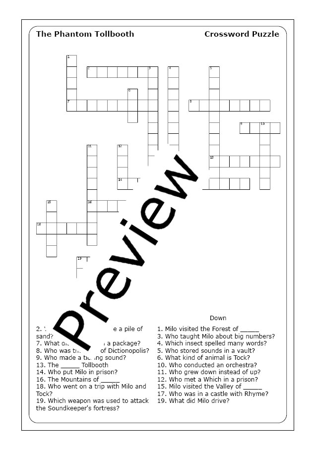 Norton Juster "The Phantom Tollbooth" worksheets | Made By Teachers