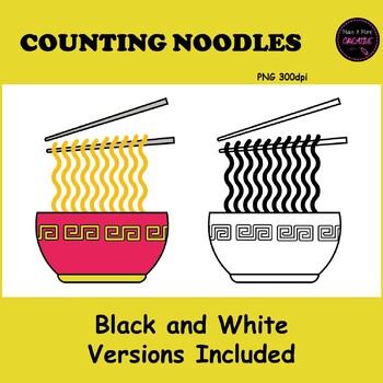 Counting Pictures: Noodles ClipArt | Made By Teachers