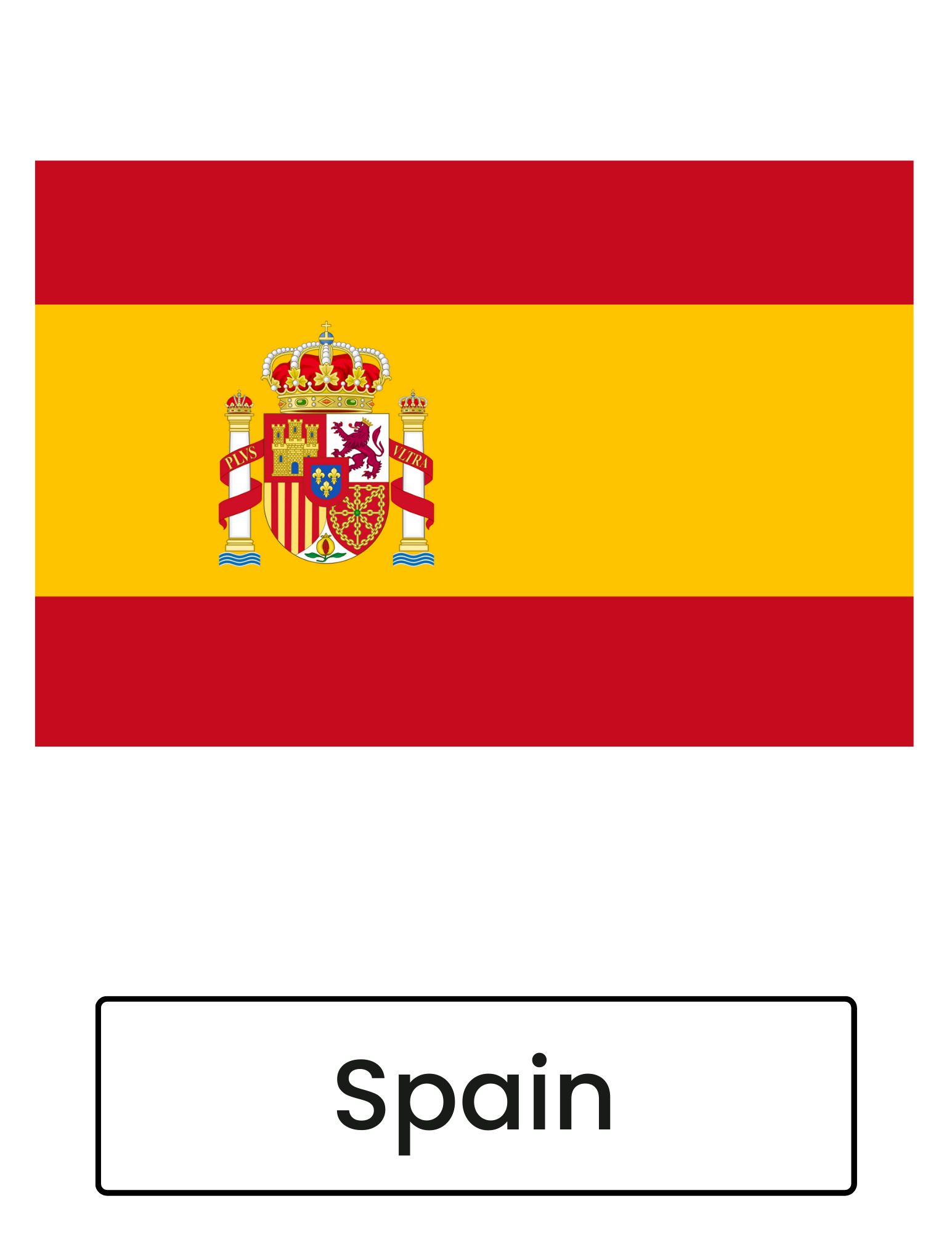 Spanish Speaking Countries Flags with Flashcards & Worksheets for kids ...