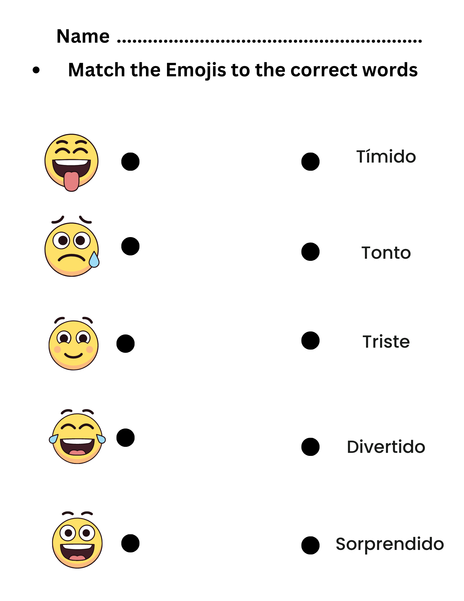 Spanish Feelings Flashcards & Worksheets. Vocab & activity games for ...