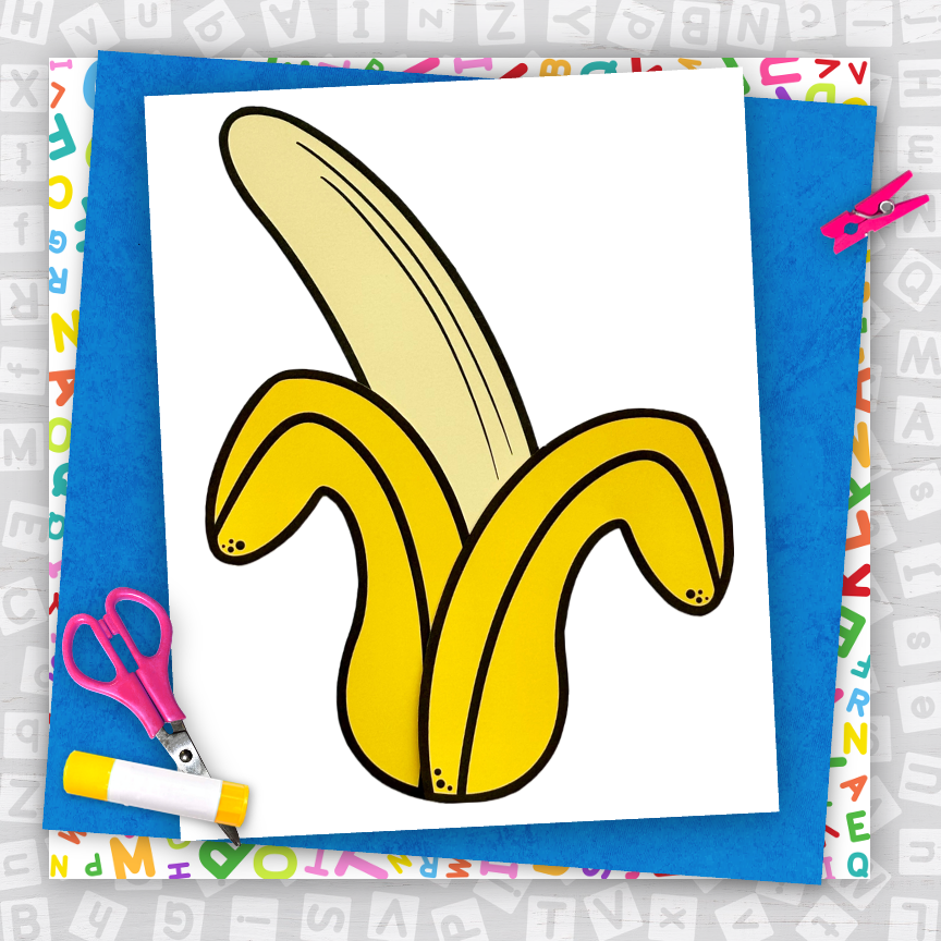 Banana Craft | Fruit Craft | Made By Teachers