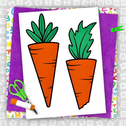 Carrot Craft | Vegetable Craft | Made By Teachers