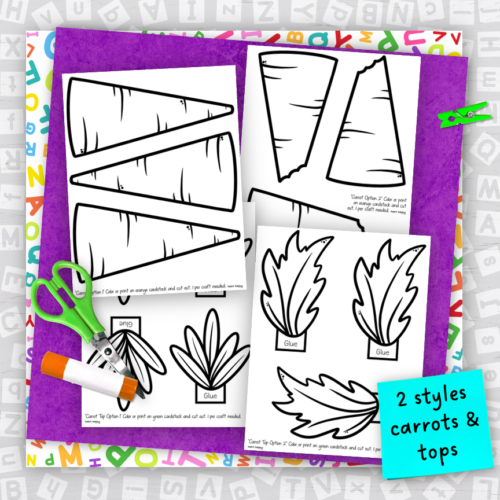Carrot Craft | Vegetable Craft | Made By Teachers
