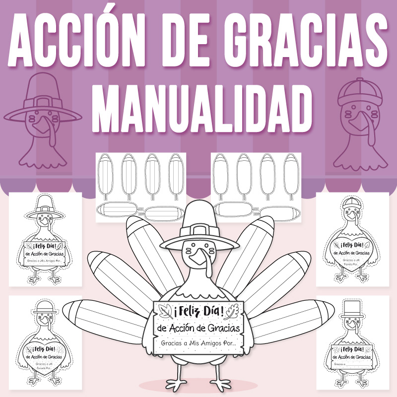 Día de Acción de Gracias Manualidad | Made By Teachers