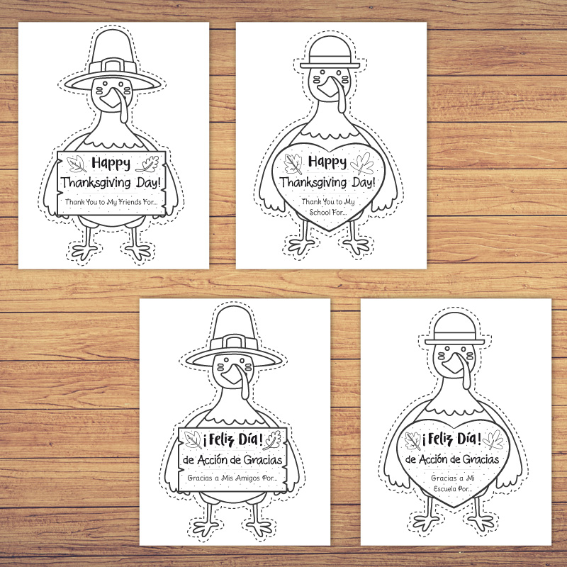 Thanksgiving Day | Turkey Craft BUNDLE | Made By Teachers