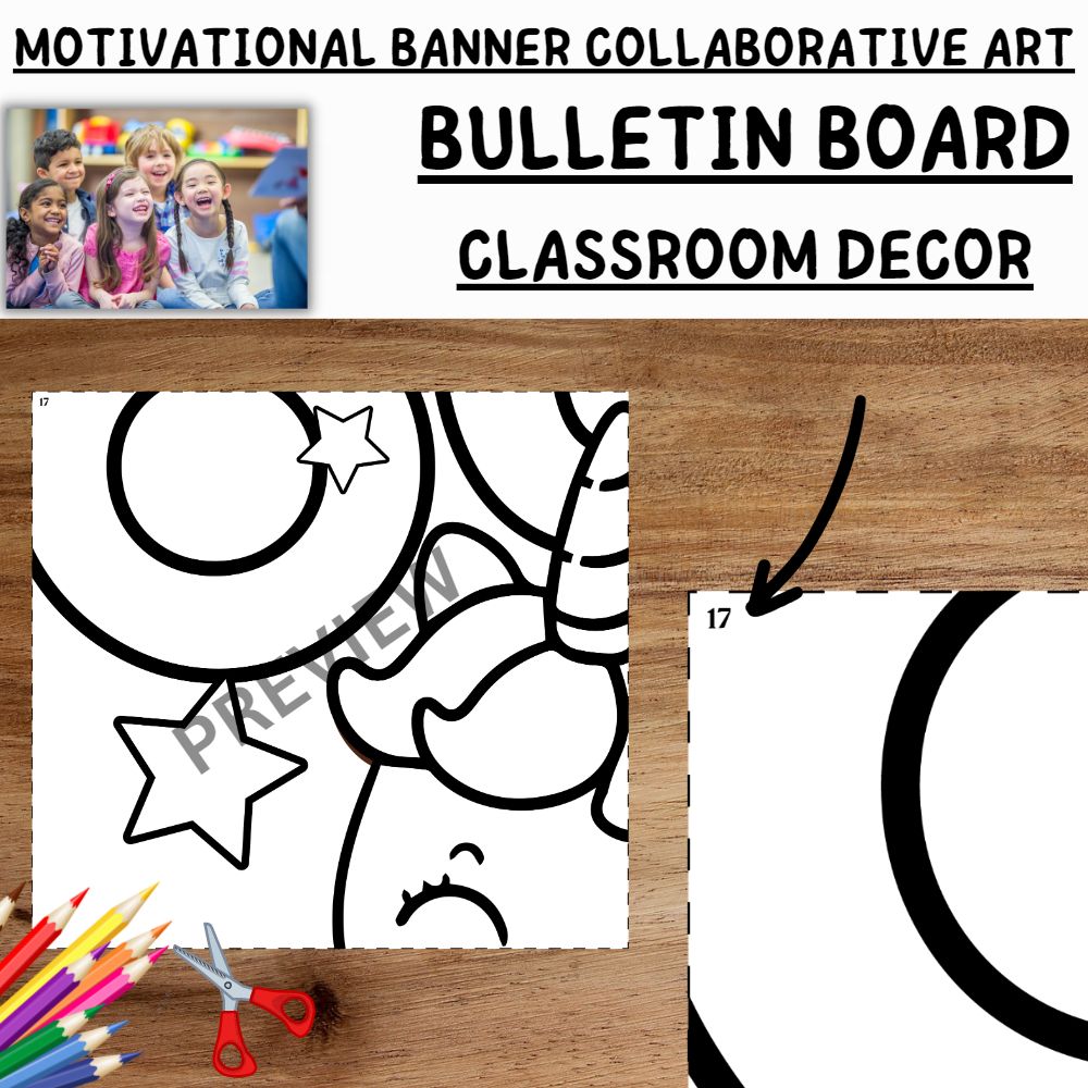Donut Stress: Motivational Banner Collaborative Art Pack for Exam ...