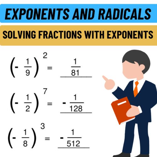 Exponents and Radicals Worksheets Solving Fractions with Exponents ...