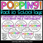 Poppin Back to School Tags Lollipop Treat Tags Meet the Teacher Night ...