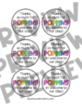 Poppin Back to School Tags Lollipop Treat Tags Meet the Teacher Night ...