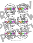 Poppin Back to School Tags Lollipop Treat Tags Meet the Teacher Night ...