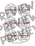 Poppin Back to School Tags Lollipop Treat Tags Meet the Teacher Night ...