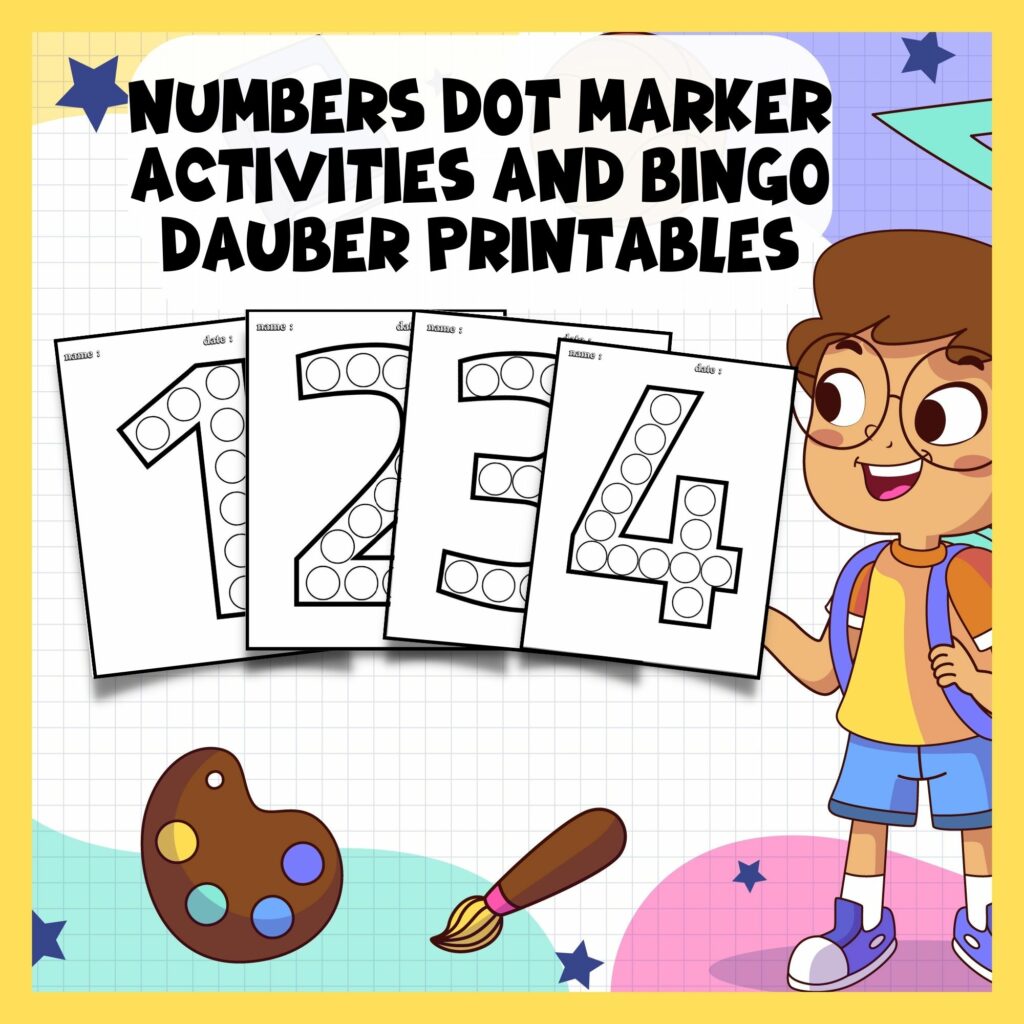 numbers Dot Marker Activities and Bingo Dauber Printables | Made By ...