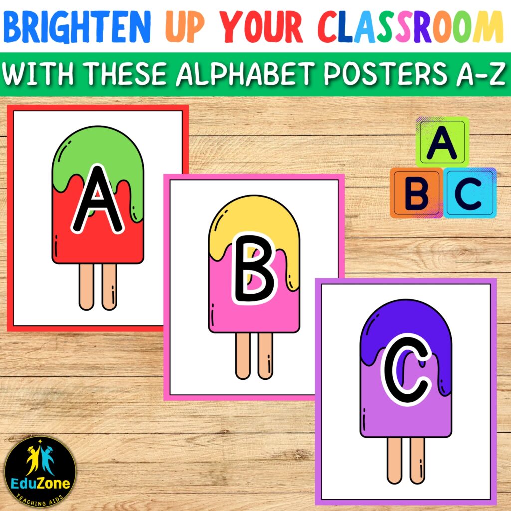 Make Alphabet Learning Cool and Fun with These Summer-themed Classroom ...