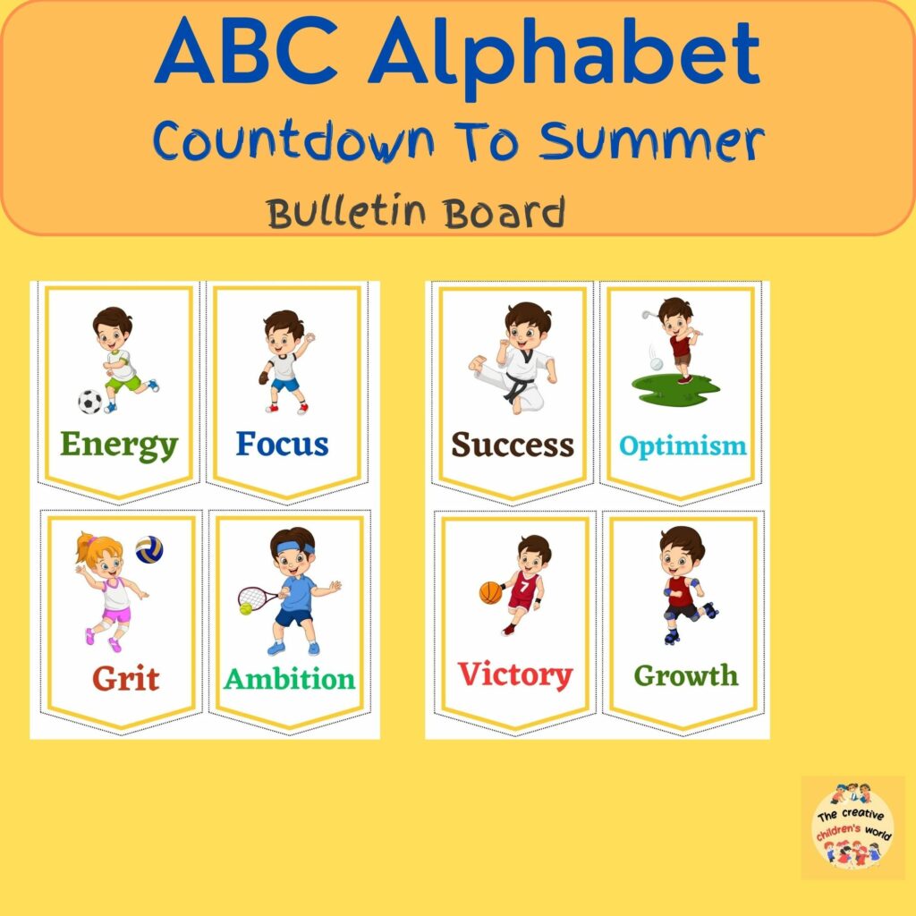 ABC Countdown to Summer bulletin board | Made By Teachers