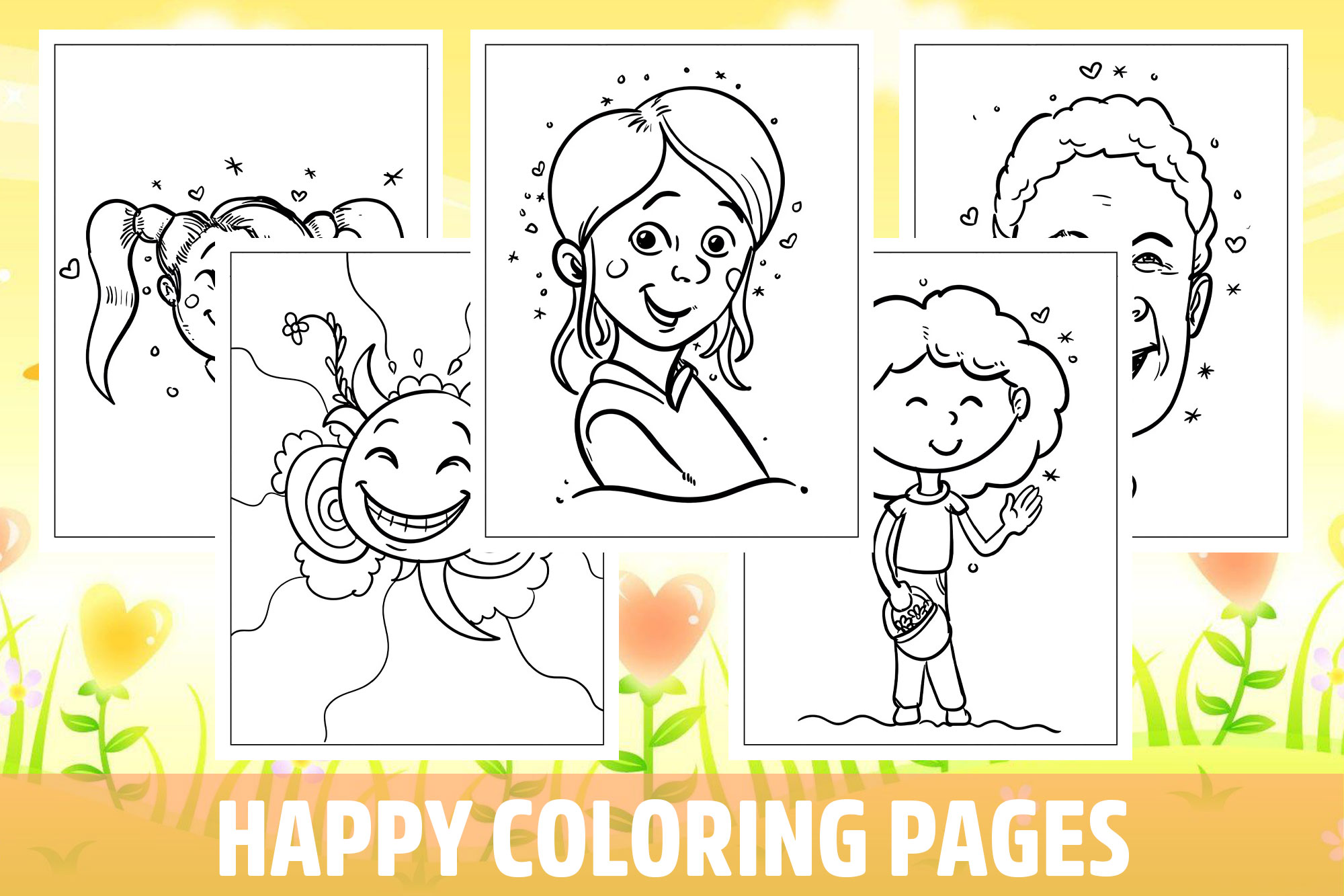 Happy Coloring Pages for Kids, Girls, Boys, Teens Birthday School ...