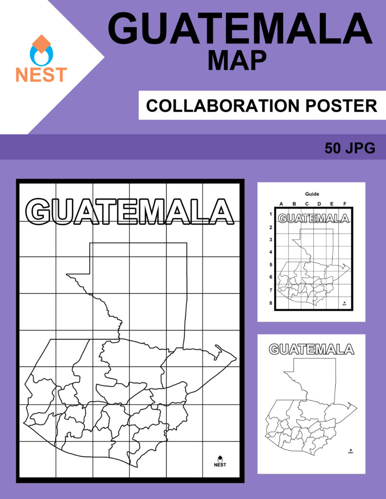 Guatemala Map Collaboration Poster | Made By Teachers