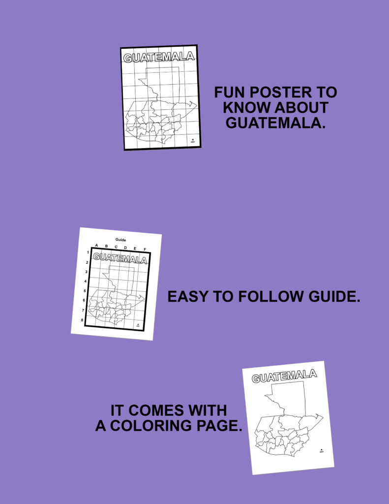 Guatemala Map Collaboration Poster | Made By Teachers