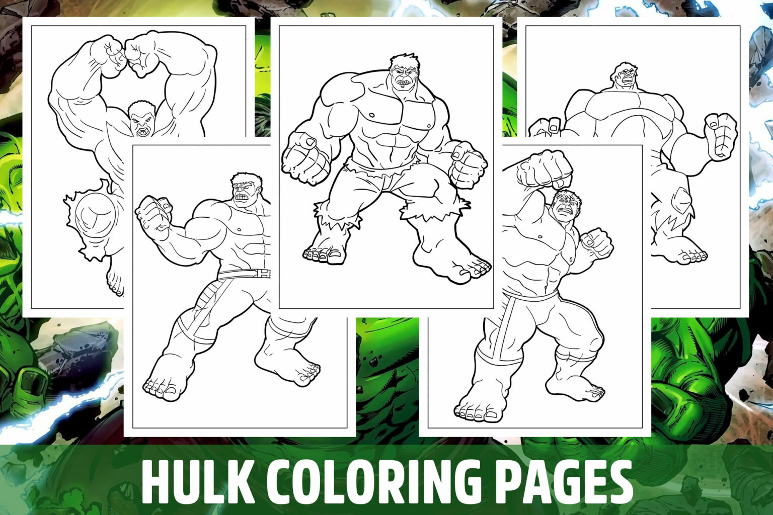 Hulk Coloring Pages for Kids, Girls, Boys, Teens Birthday School ...