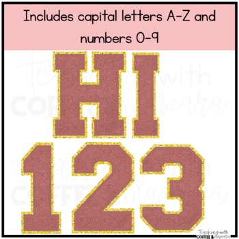 Varsity Bulletin Board Letters | Maroon | Made By Teachers