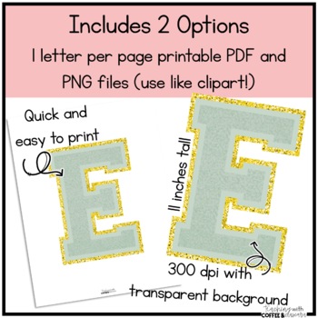 Varsity Bulletin Board Letters | Mint | Made By Teachers