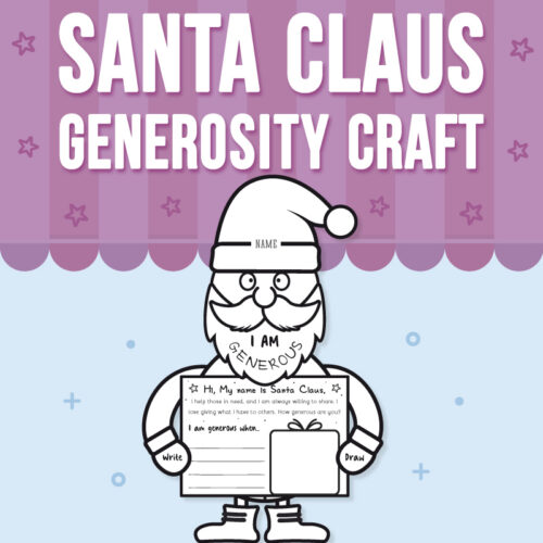Santa Claus Craft | Generosity | Made By Teachers