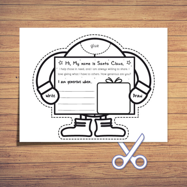 Santa Claus Craft | Generosity | Made By Teachers