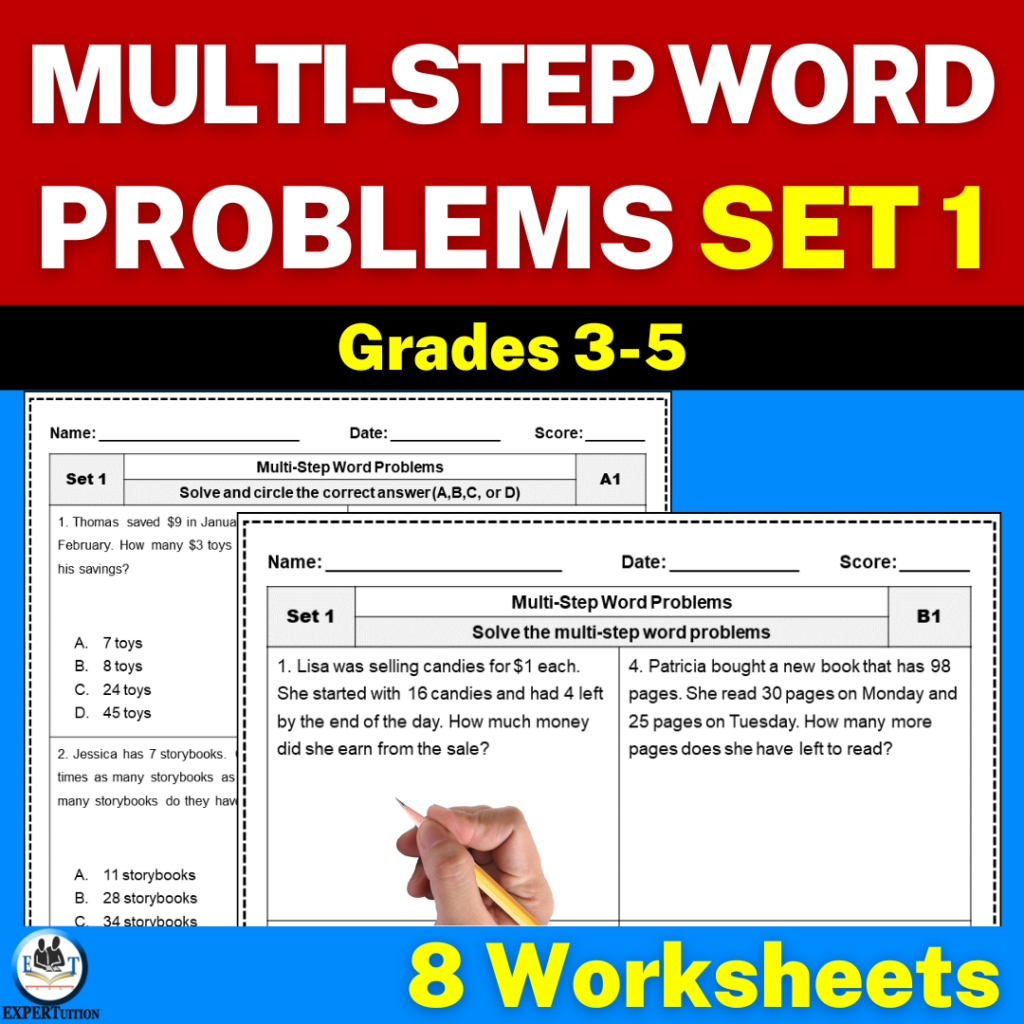 Multi Step Word Problems Worksheets 2 Step Word Problems All multi-step-word-problems-worksheets-2-step-word-problems-all