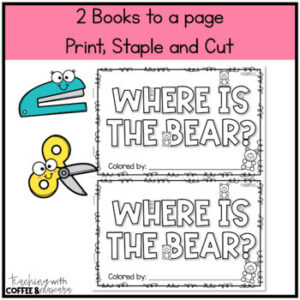 Counting Bears Positional Words Printable Activity | Made By Teachers