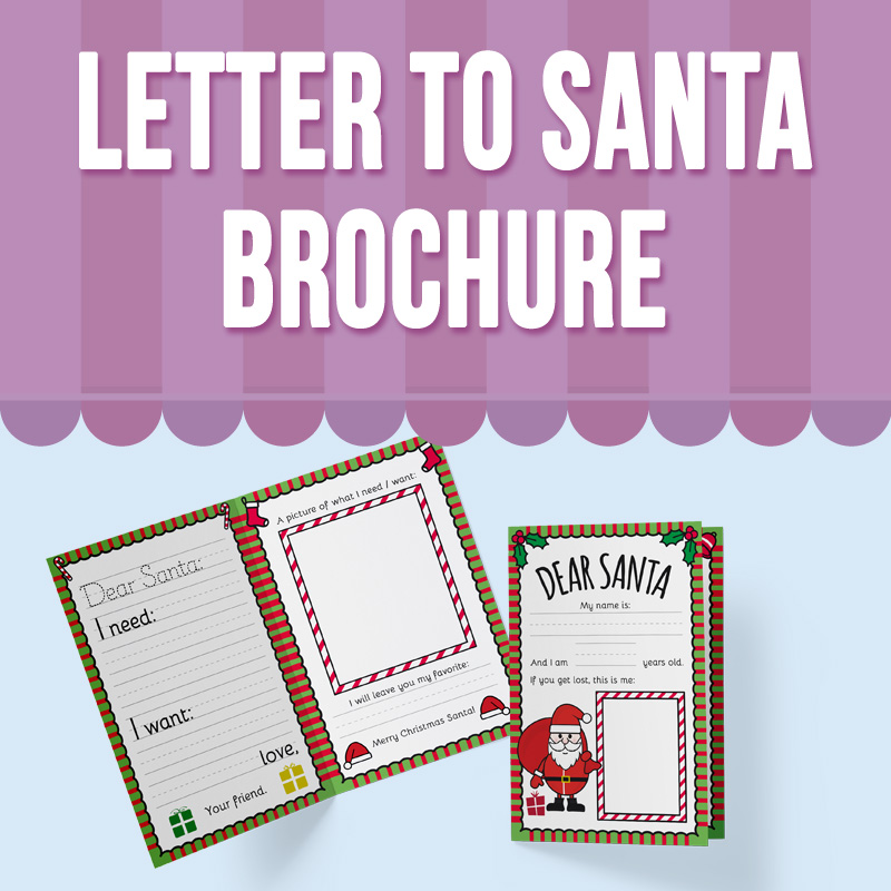 Letter to Santa Brochure | Made By Teachers