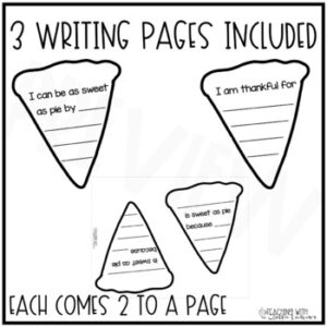 Thanksgiving Activities- Pumpkin Pie Writing Craft | Made By Teachers