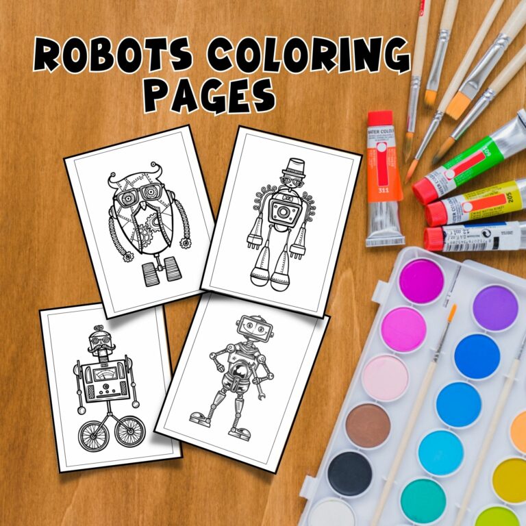 robots coloring pages for kids , robots coloring pages | Made By Teachers
