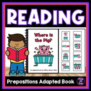 Farm Prepositions Adapted Book and Flashcards | Pig Interactive Book ...