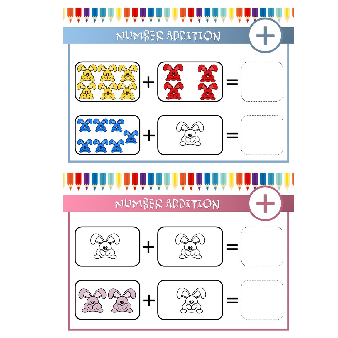 Number Worksheets: Addition 1-10 | Made By Teachers
