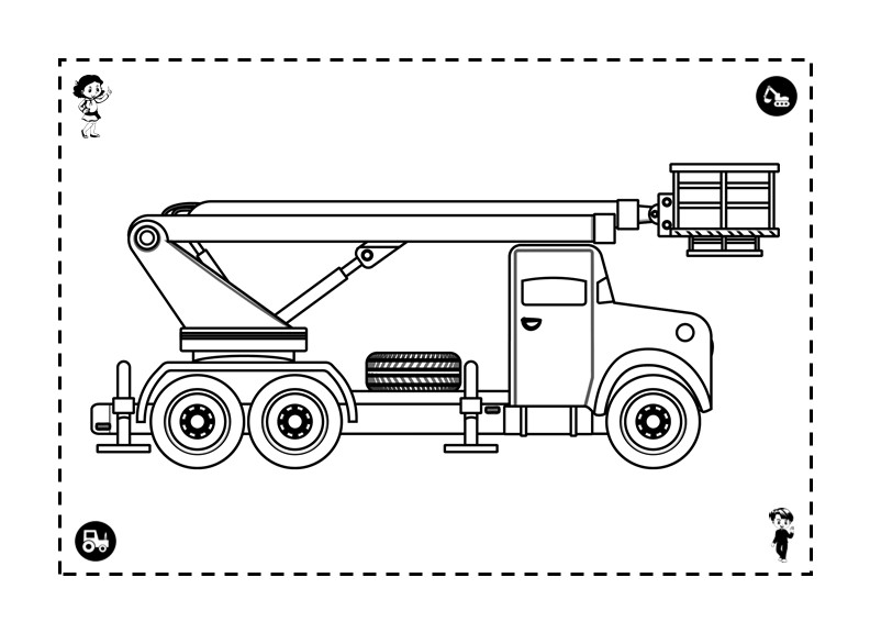 Free Tractor & Trucks Coloring Pages | Made By Teachers