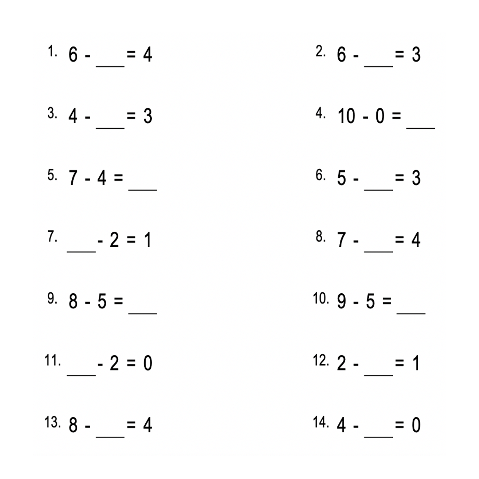 Christmas Xmas Winter Break Math Subtraction Subtract Minus | Made By ...