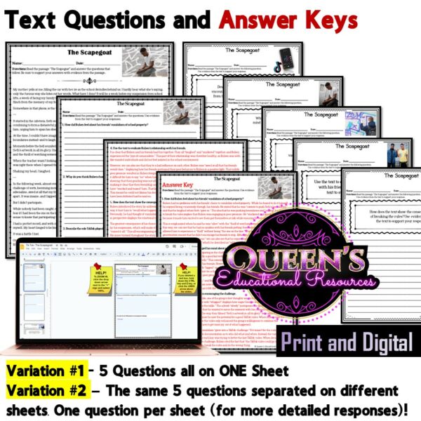 TikTok Reading Passage and Activities | Peer Pressure | Decision-Making ...