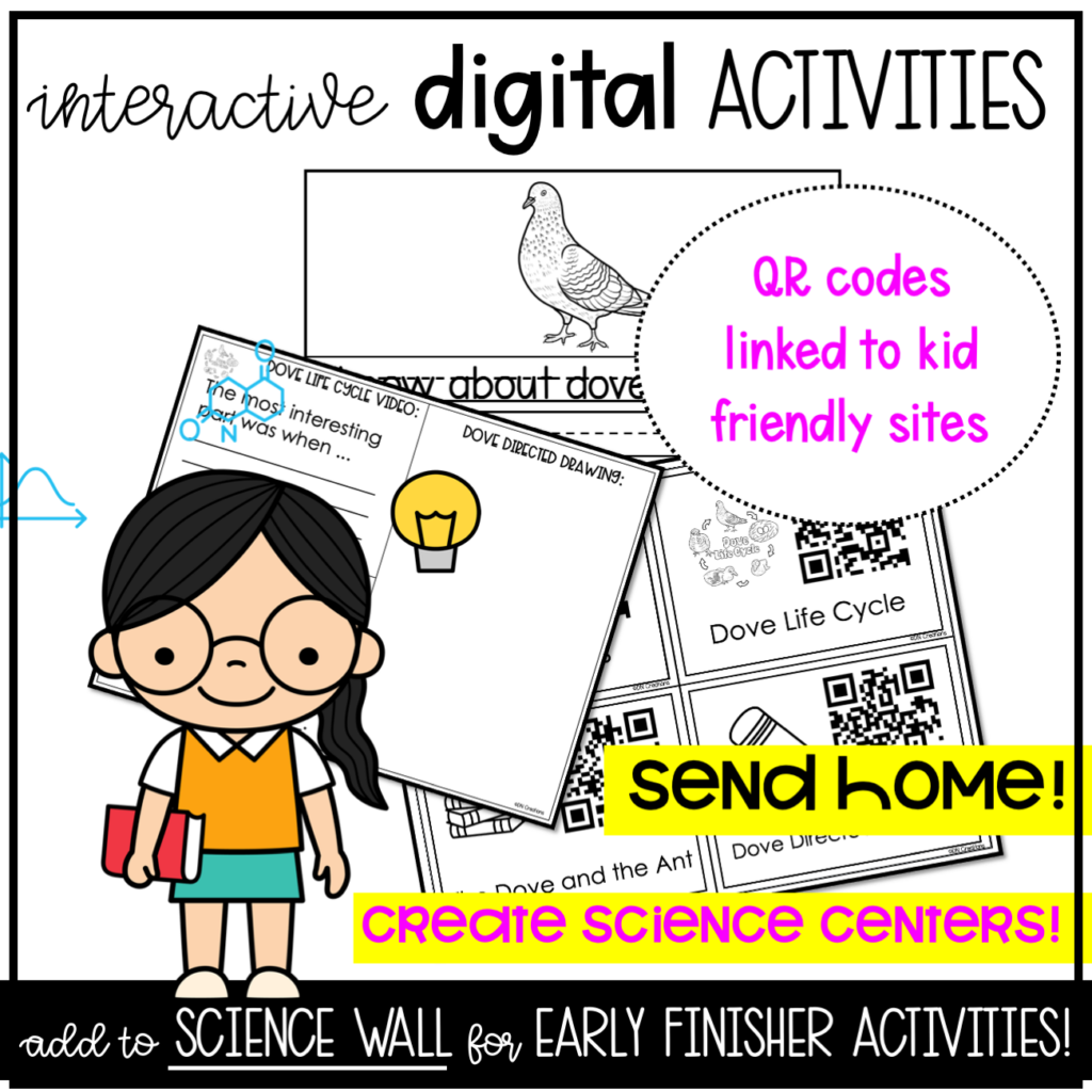 Send HOME Science Dove Life Cycle l All about Birds l Bird Science Unit ...