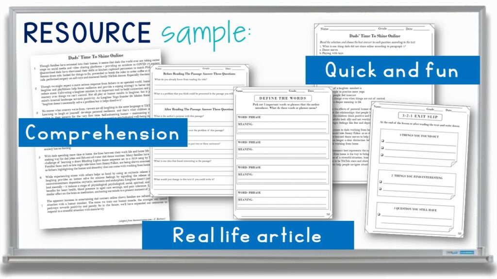 Parody Unit - Middle School Paired Reading, Writing Prompts, Print and ...