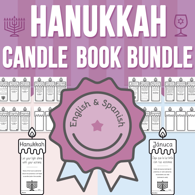 Hanukkah Candle Book BUNDLE | Made By Teachers