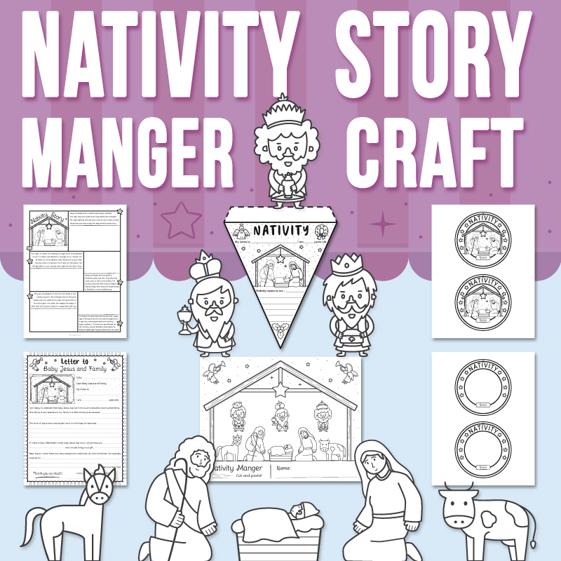 Nativity Story Manger Craft | Made By Teachers